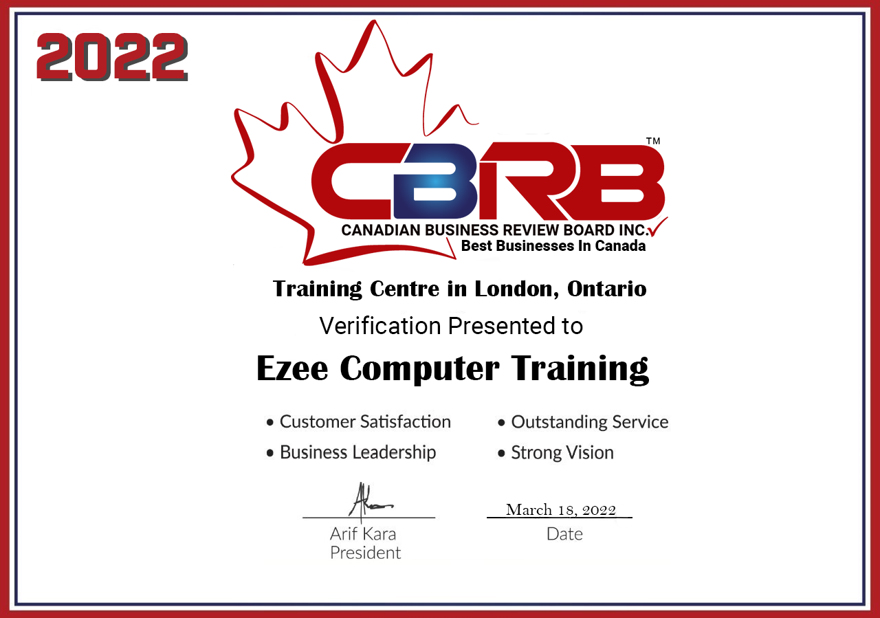 Awards – Ezee Computer Training – We make it easy!